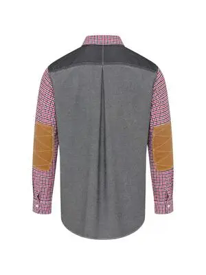 Junya Watanabe Check-print Panelled Shirt