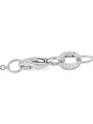 LB EXCLUSIVE Diamond Anchor Necklace - Silver