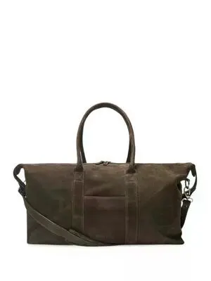 04651 / A TRIP IN A BAG Leather Holdall - Brown