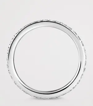 Messika Gatsby White Gold And Diamond Pavé Wedding Band