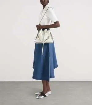 Givenchy Small Leather Voyou Bucket Bag