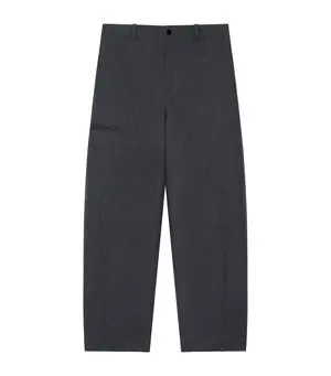 Givenchy Wool-silk Couture Seam Trousers