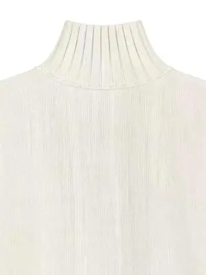 Seventy Bow-detail High-neck Sleeveless Sweater - White