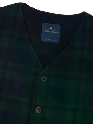 Brooks Brothers Blackwatch Check-pattern Vest - Blue