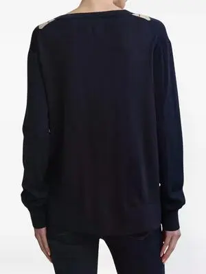 DL1961 Argyle V-neck Cardigan