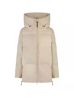 PEOPLE OF SHIBUYA Padded Hooded Coat - Neutrals