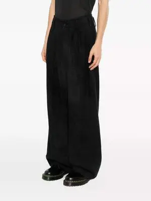 NUDE:MASAHIKO MARUYAMA Houndstooth-pattern Pleated Trousers