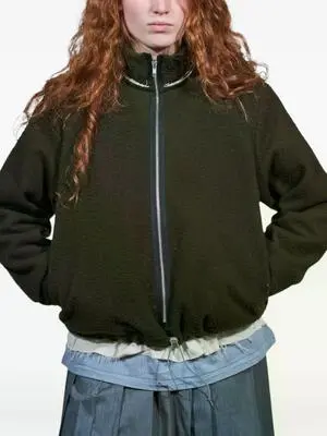 CAMIEL FORTGENS Fleece Zip-up Sweatshirt