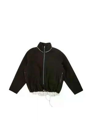 CAMIEL FORTGENS Fleece Zip-up Sweatshirt - Brown