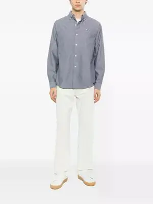 AGNES B. Dino Embroidered Oxford Shirt