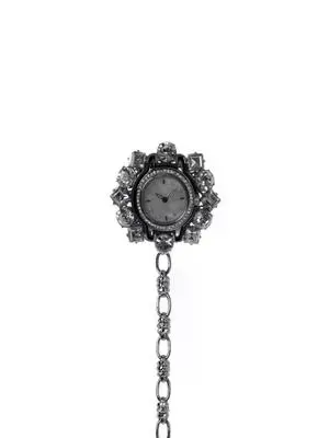 Dolce & Gabbana Crystal-embellished Chain-link Brooch