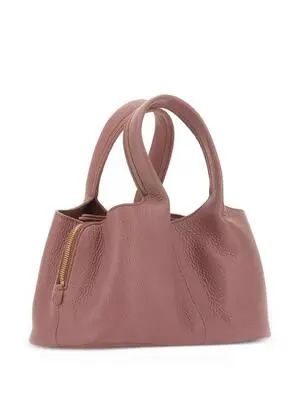 COCCINELLE Small Nell Tumbled Leather Tote Bag - Pink