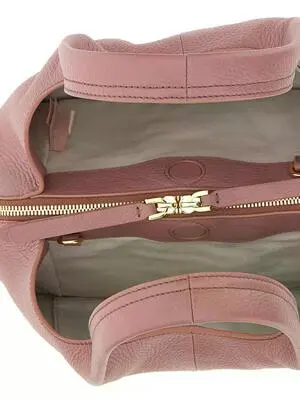 COCCINELLE Small Nell Tumbled Leather Tote Bag - Pink