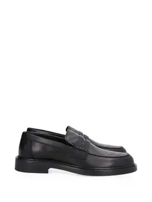 Burberry Check-and-leather Pembroke Loafers