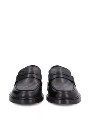Burberry Check-and-leather Pembroke Loafers