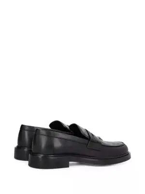 Burberry Check-and-leather Pembroke Loafers