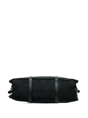 Prada 2000-2013 Soft Calf Trimmed Tessuto Satchel