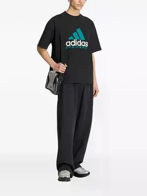Adidas Equipment Logo-print T-shirt - Black