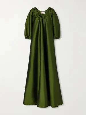 Bernadette George Gathered Taffeta Gown
