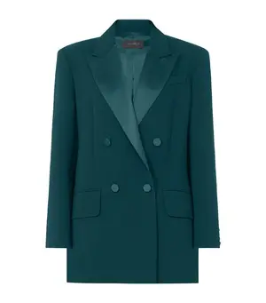 Max Mara Satin-lapel Blazer
