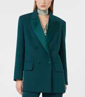 Max Mara Satin-lapel Blazer