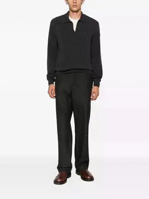 Moncler Logo-patch Polo Sweater