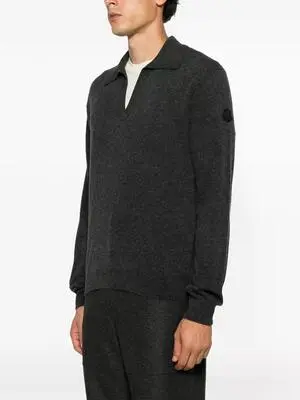 Moncler Logo-patch Polo Sweater