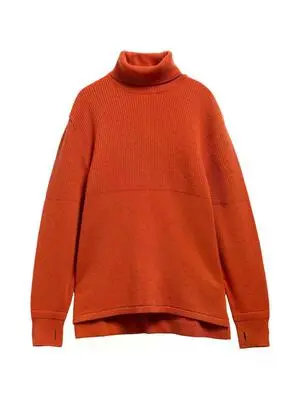 Barbour Ribbed-knit Roll-neck Sweater - Orange