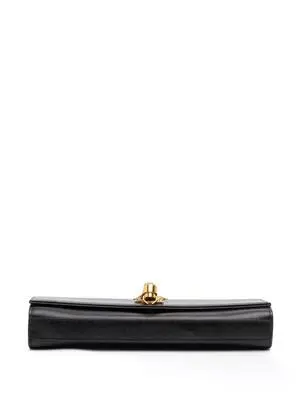 Saint Laurent 2018 Grain De Poudre Monogram Kate Tassel Clutch Bag