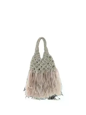 HIBOURAMA Mini Vannifique Plumes Tote Bag
