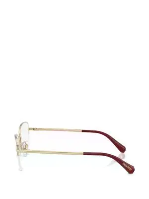 SWAROVSKI Crystal-embellished Geometric-frame Glasses