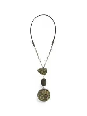 Malìparmi Resin Pendant Necklace - Grey