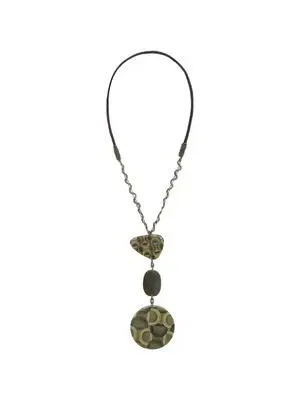Malìparmi Resin Pendant Necklace - Grey