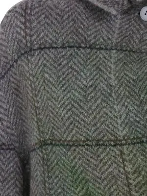 BOBOUTIC Herringbone-knit Checked Jacket