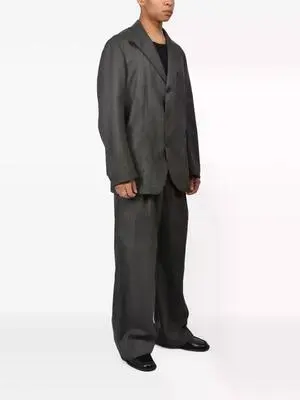 MASU Farmer's Pinstripe-pattern Blazer