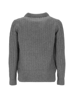 KEELING Ribbed-knit Sweater - Grey