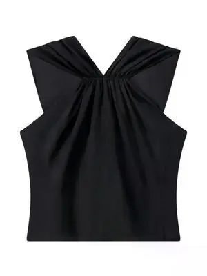 A.L.C. Elouise Gathered-stretch Blouse