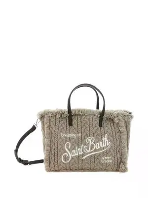 MC2 SAINT BARTH Colette Cable-knit Tote Bag