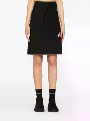 Roberto Cavalli Logo-print Drawstring-waist Skirt