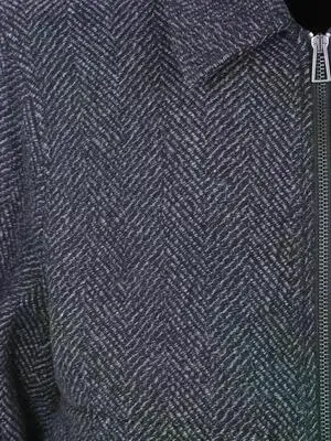Paul Smith Herringbone-pattern Zip-up Jacket