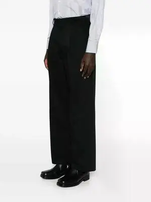 AMARANTO Pleated Straight-leg Trousers