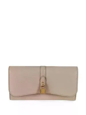Stella McCartney Ryder Padlock-detail Long Wallet - Neutrals