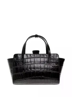 HIDESINS Flap S Crocodile-effect Leather Tote Bag
