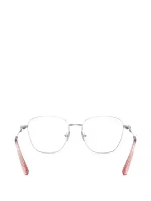 SWAROVSKI Crystal-embellished Geometric-frame Glasses - Silver