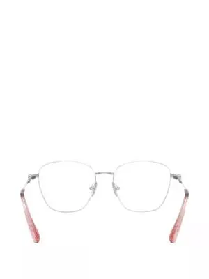 SWAROVSKI Crystal-embellished Geometric-frame Glasses - Silver