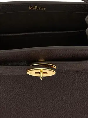 Mulberry Islington Grained Calf Leather Mini Bag With Strap Detailing