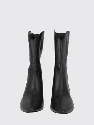 Michael Kors Daniela Leather Knee-high Boots With Stiletto Heel And Mk Logo