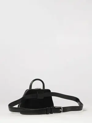 Coperni Duffle Mini Handbag In Leather With Crystal Embroidery