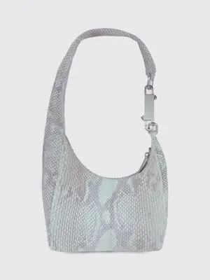 Rick Owens Python Leather Mini Shoulder Bag With Zip Closure