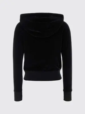 Burberry Ekd Logo Velvet Zip-up Hoodie
